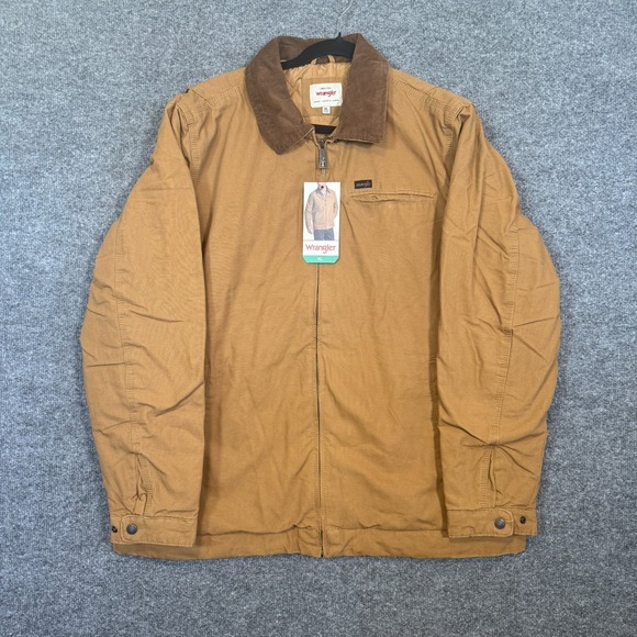 Wrangler | Jackets & Coats | Wrangler Canvas Work Jacket Xl Khaki Chore ...